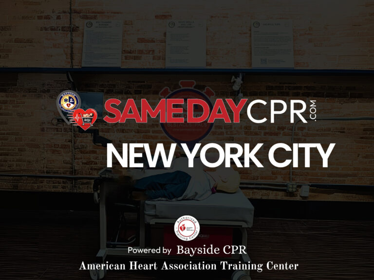 BLS, ACLS & PALS Training in New York | Same Day Certification