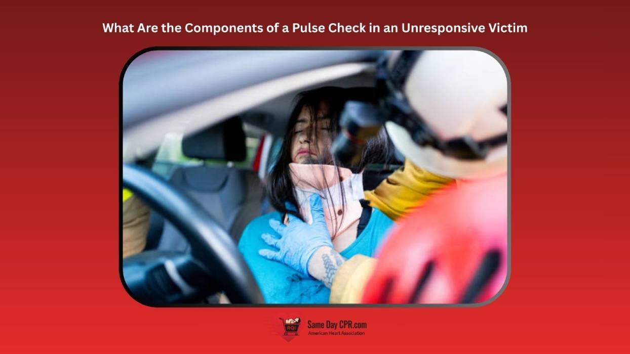 Pulse Check Components in an Unresponsive Victim