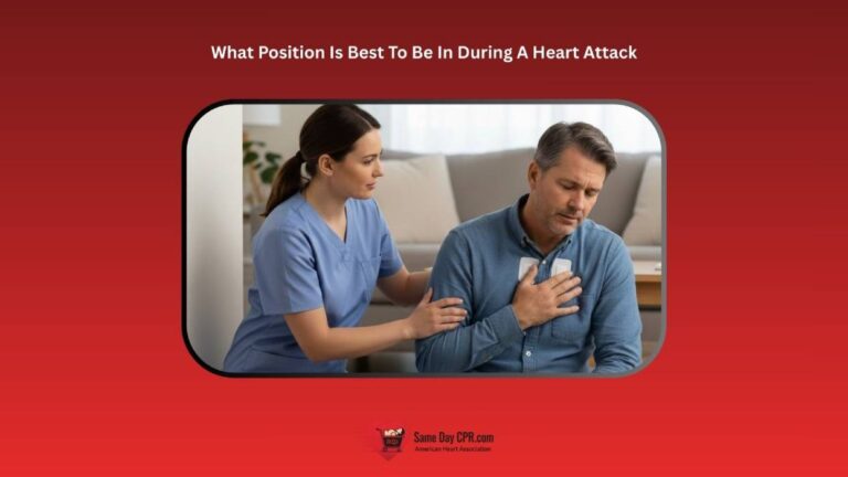 Best Positions to Take During a Heart Attack