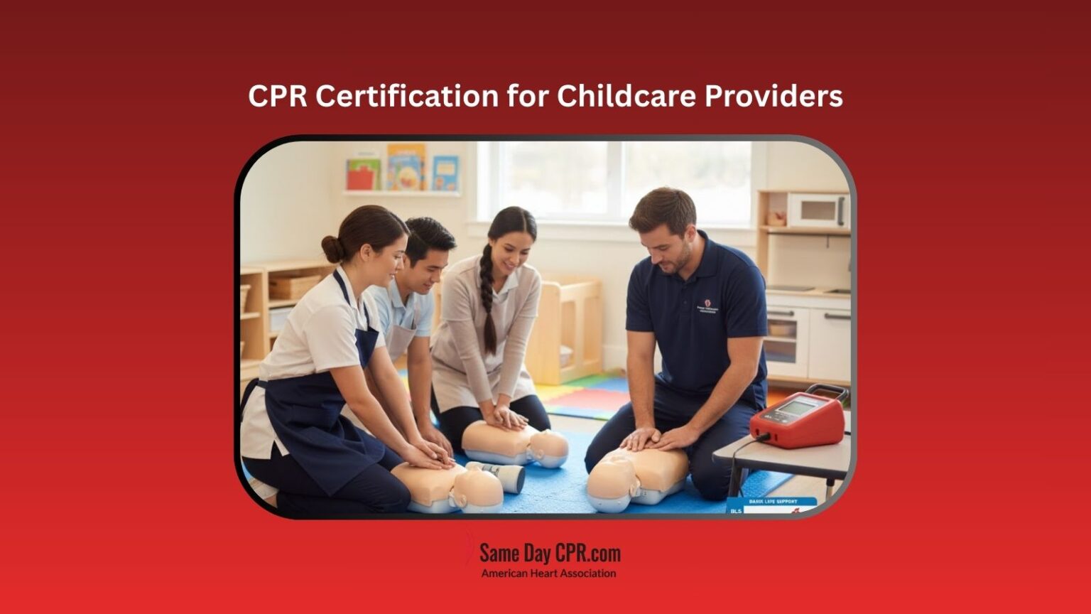 CPR Certification for Childcare Providers: Save Lives